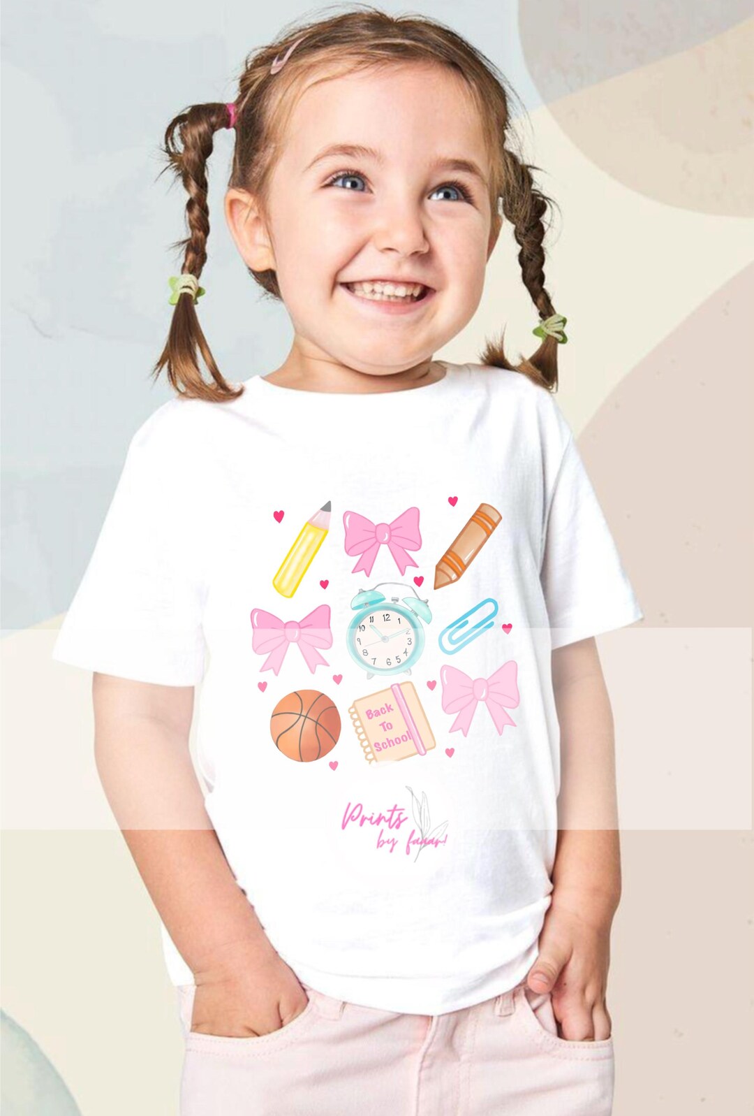 Coquette Back to School PNG: Bows, Pencils, Crayons (digital Download ...