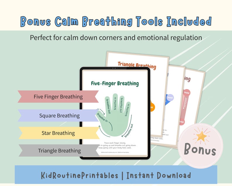 Autism Visual Schedule Bundle | Routine Cards, Social Stories, Calm ...