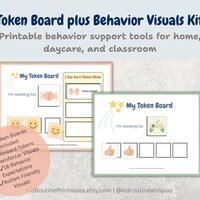 Pizza Reward Chart, Token Board, Special Education, Speech Therapy ...