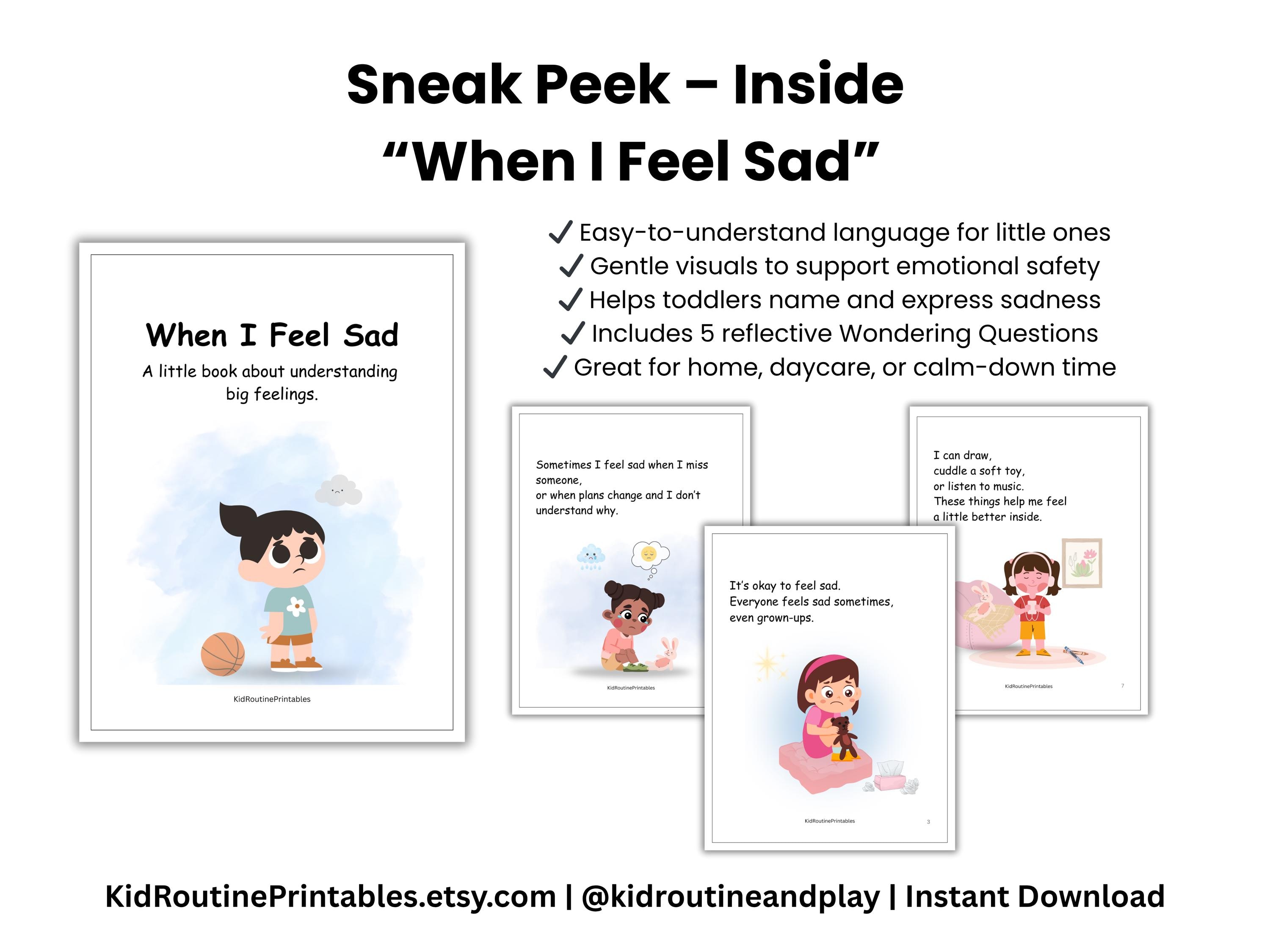Big Feelings Social Stories Bundle – Autism Friendly Printable Calm ...