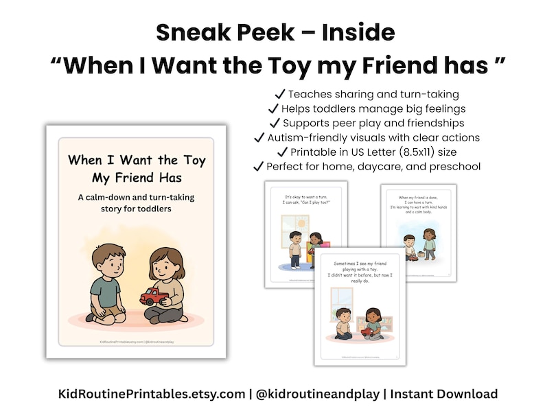 Big Feelings Social Story Bundle for Kids – 6 Printable Stories + Bonus ...