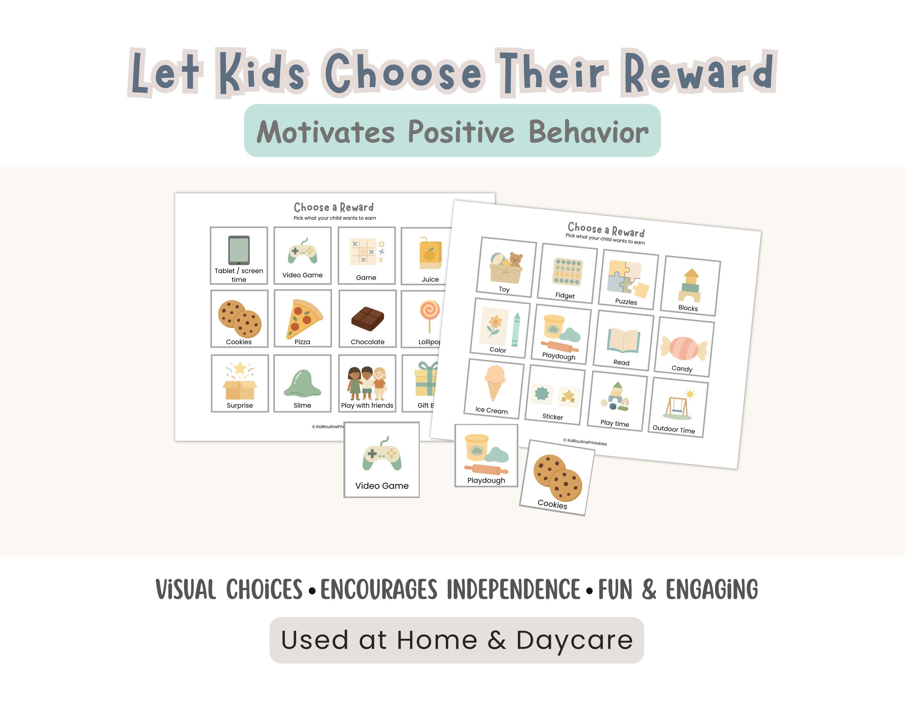Token Board Printable, Behavior Reward Chart for Toddlers, Autism ...