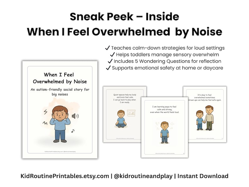 Big Feelings Social Story Bundle for Kids – 6 Printable Stories + Bonus ...