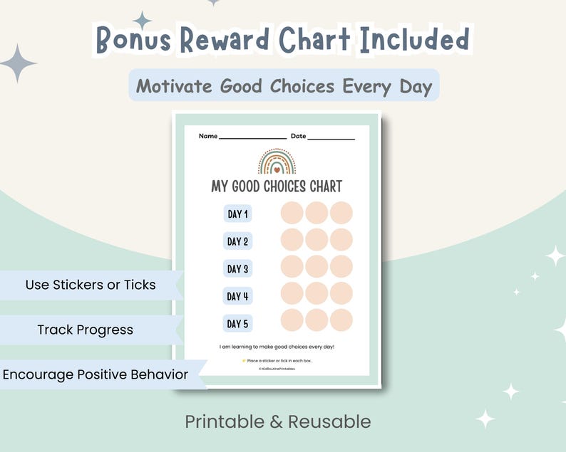 Good Choices Social Story Printable PDF, Autism Behavior Activities for ...