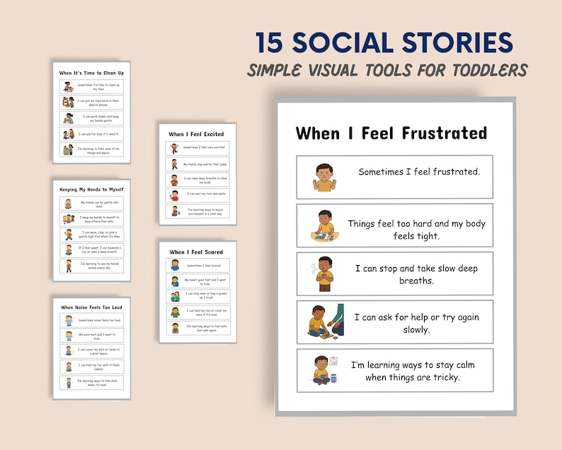 Social Stories for Toddlers Autism Special Education Visual Supports ...