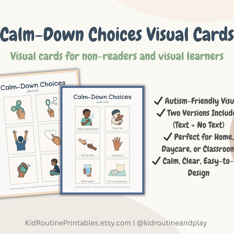 KidRoutinePrintables - Etsy