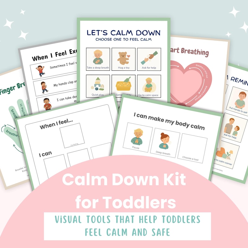 Calm Down Toolkit for Kids - Etsy