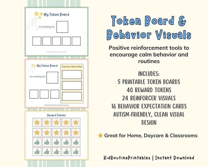 Autism Visual Schedule Bundle | Routine Cards, Social Stories, Calm ...