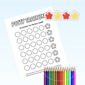 Potty Training Prize Chart - Etsy