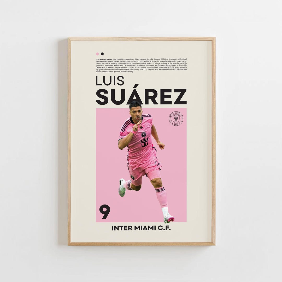 Luis Suarez Poster, Football Fan Gift (digital Download) - Etsy