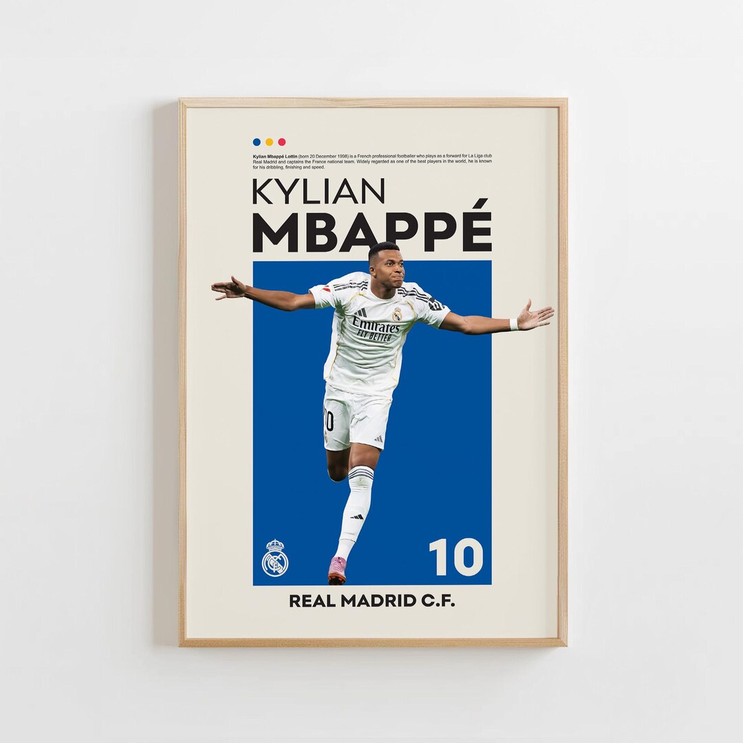 Kylian Mbappe, Football Fan Gift (digital Download) - Etsy