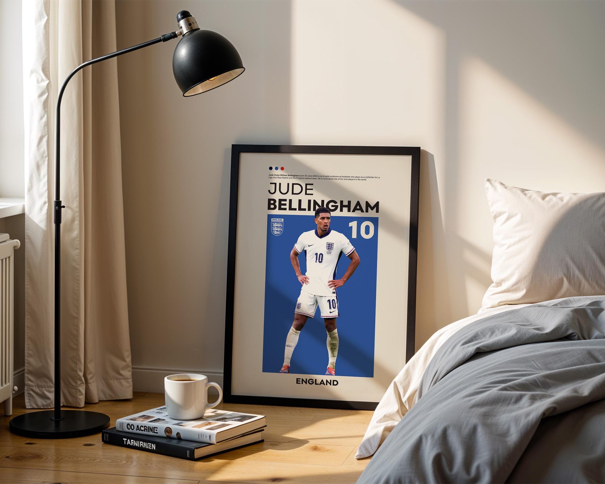 Jude Bellingham Poster, England Poster, Jude Bellingham Print, Gift ...