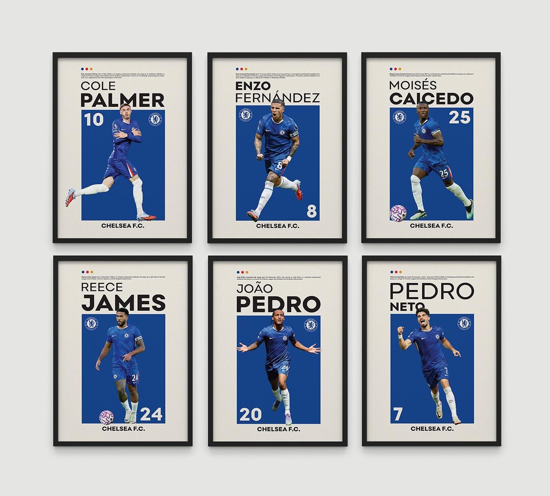 Cole Palmer, Enzo Fernandez, Mosises Caicedo, Reece James, Joao Pedro ...