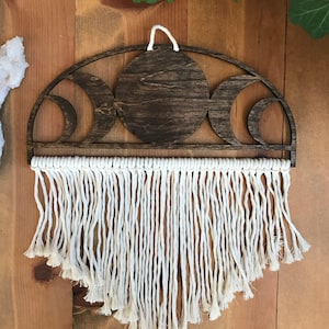 DIY Macrame Moon Phase Kit, Easy Macrame Kit, Wall Hanging Kit, Moon ...