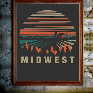 Midwest Art Print, 5x7 Art Print, 8x10 Art Print - Etsy
