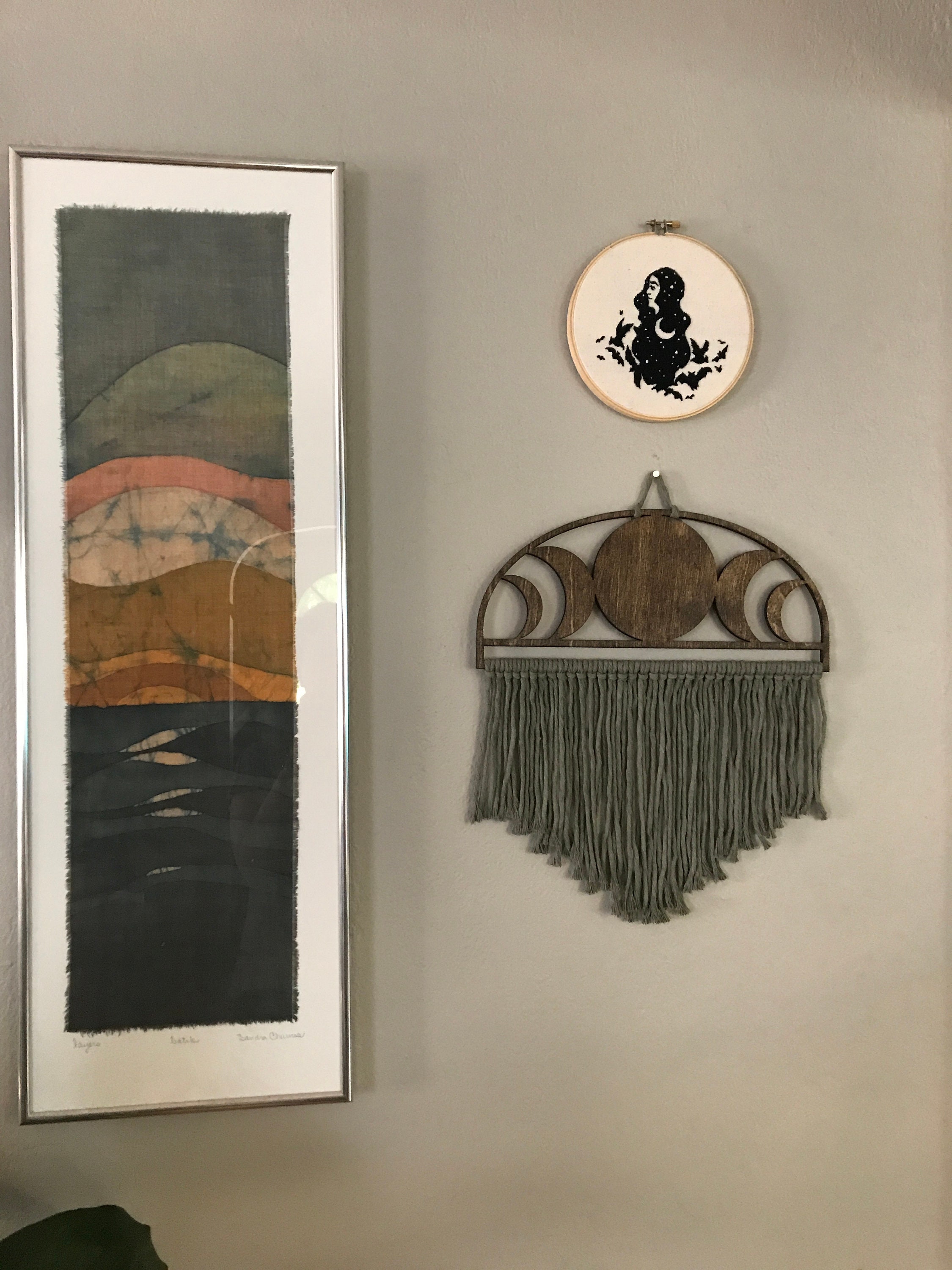 DIY macrame Moon Phase kit easy macrame kit wall hanging | Etsy