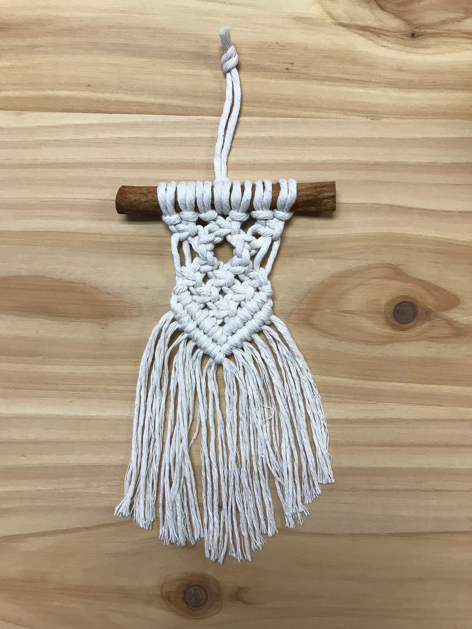 DIY Cinnamon Stick Macrame Kit Wall Hanging / Ornament Kit | Etsy