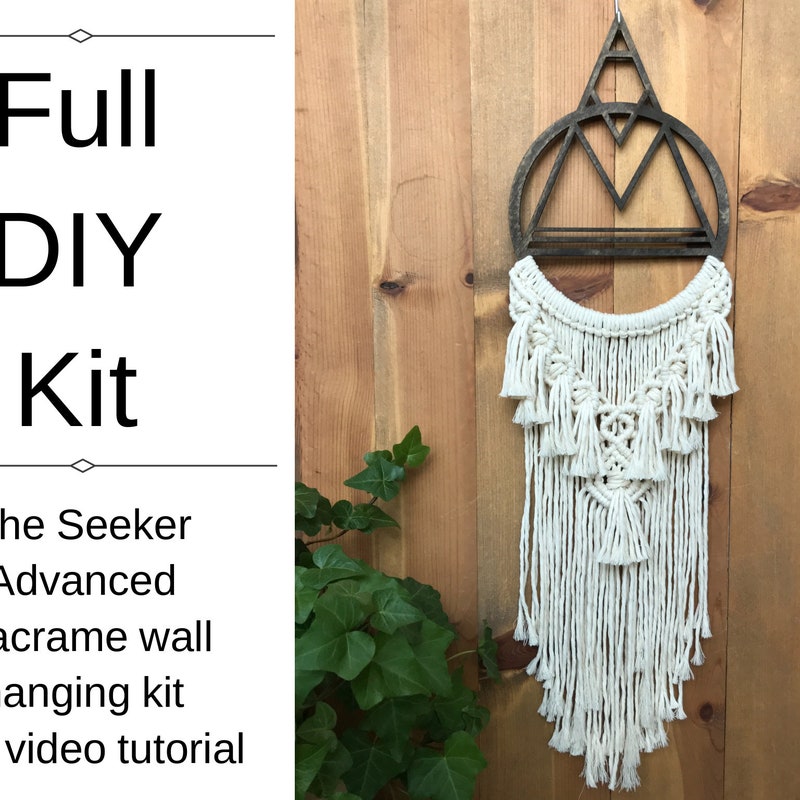 Macrame Wall Hanging Kit - Etsy
