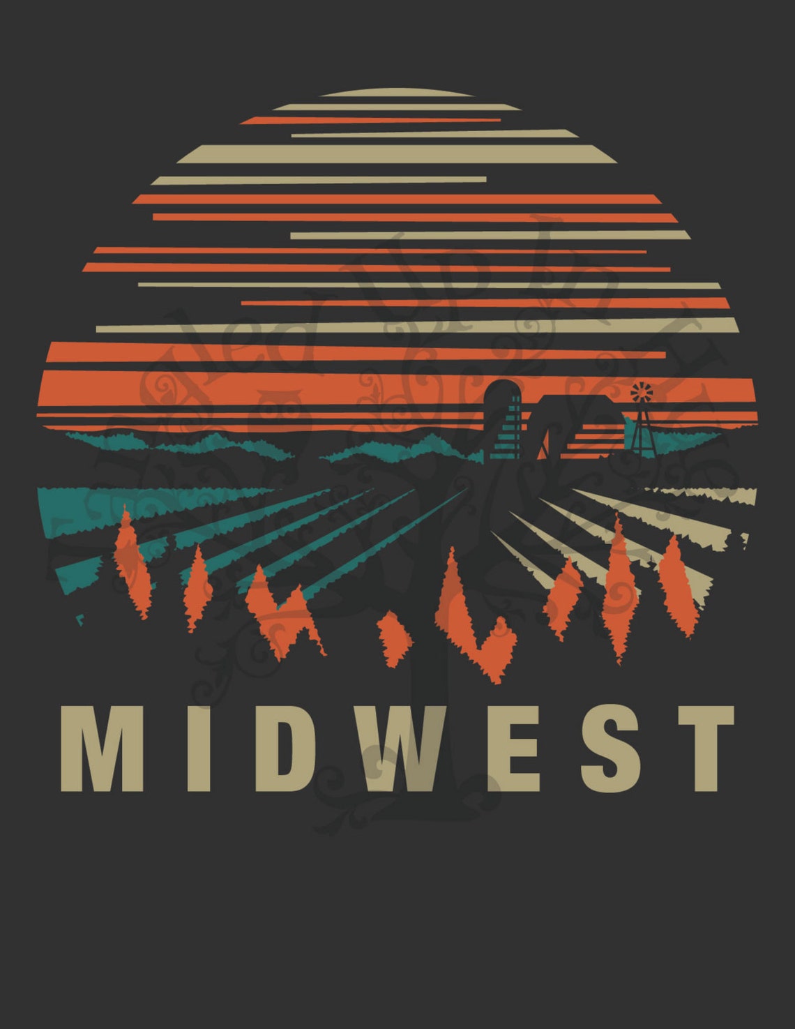 Midwest Art Print 5x7 Art Print 8x10 Art Print - Etsy