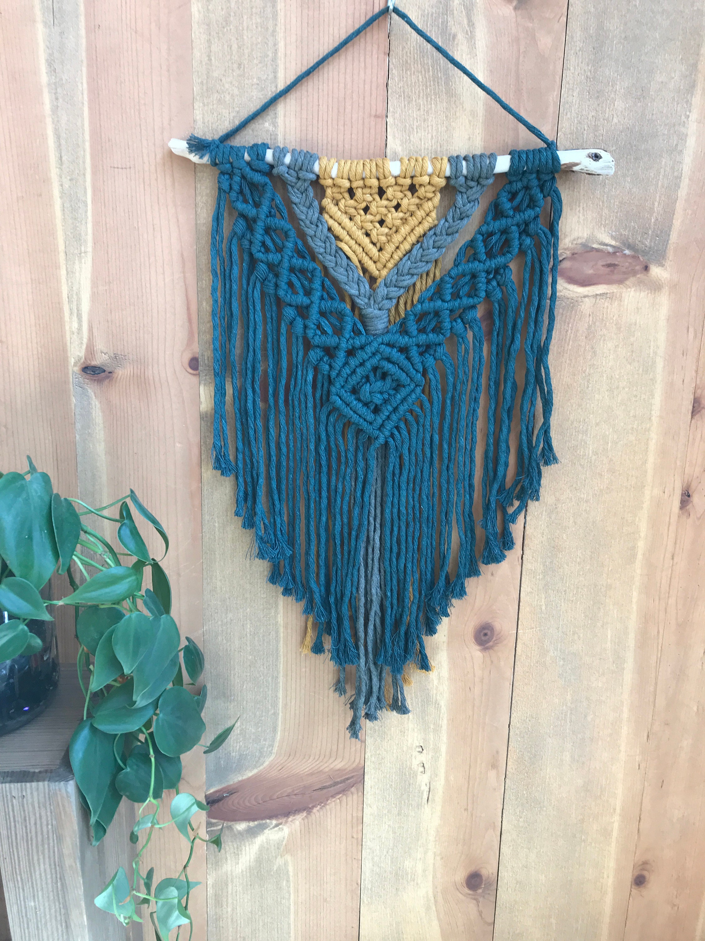 DIY Macrame Wall Hanging Kit the Mara Macrame Kit Fiber - Etsy