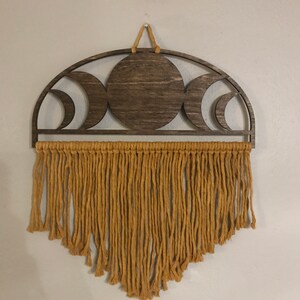 DIY Macrame Moon Phase Kit, Easy Macrame Kit, Wall Hanging Kit, Moon ...