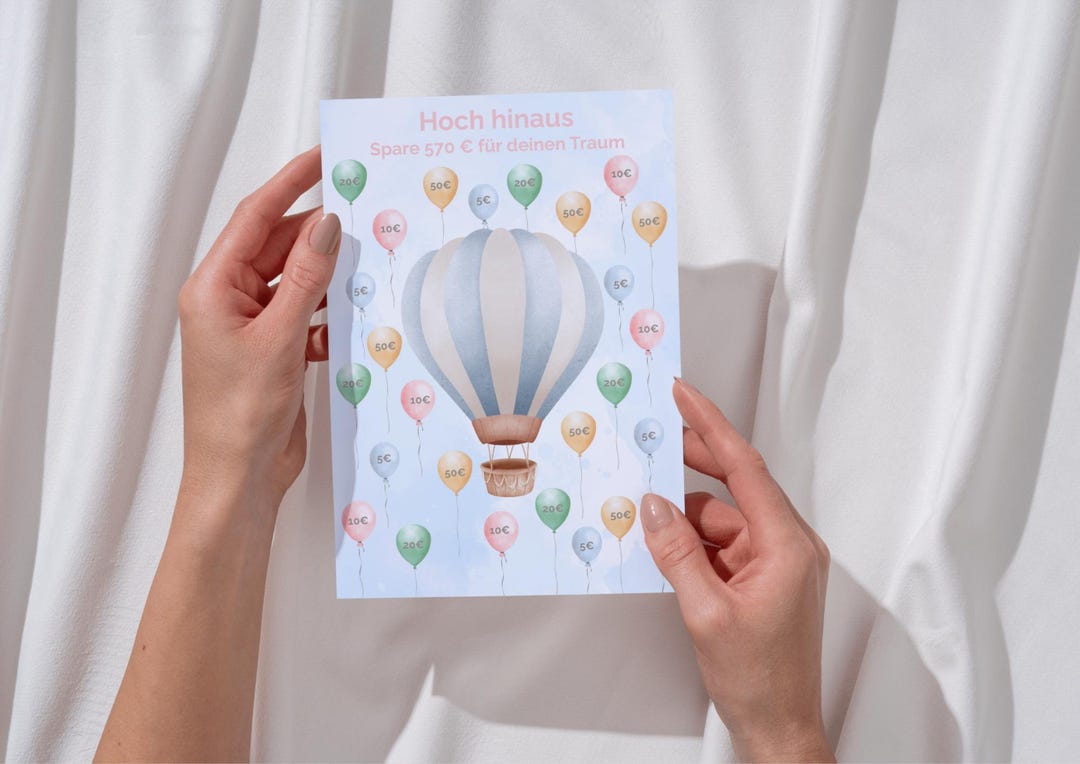 Savings Challenge: Aim High - Save 570 Euros | Balloon Savings Game ...