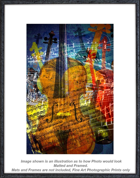 Abstract Violin Art