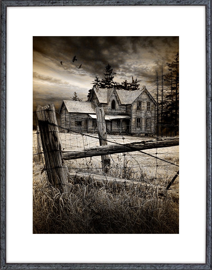 Farm House Print Farmhouse Decor Abandoned House Rural - Etsy