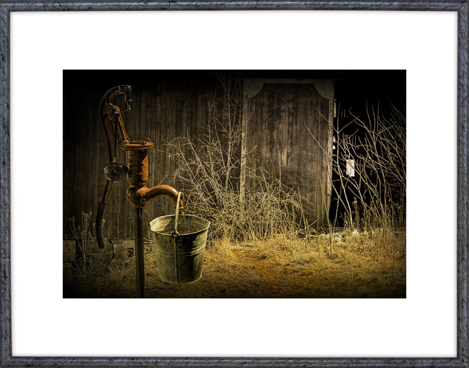 Rustic Farm Art Water Pump Rustic Home Decor Weathered - Etsy