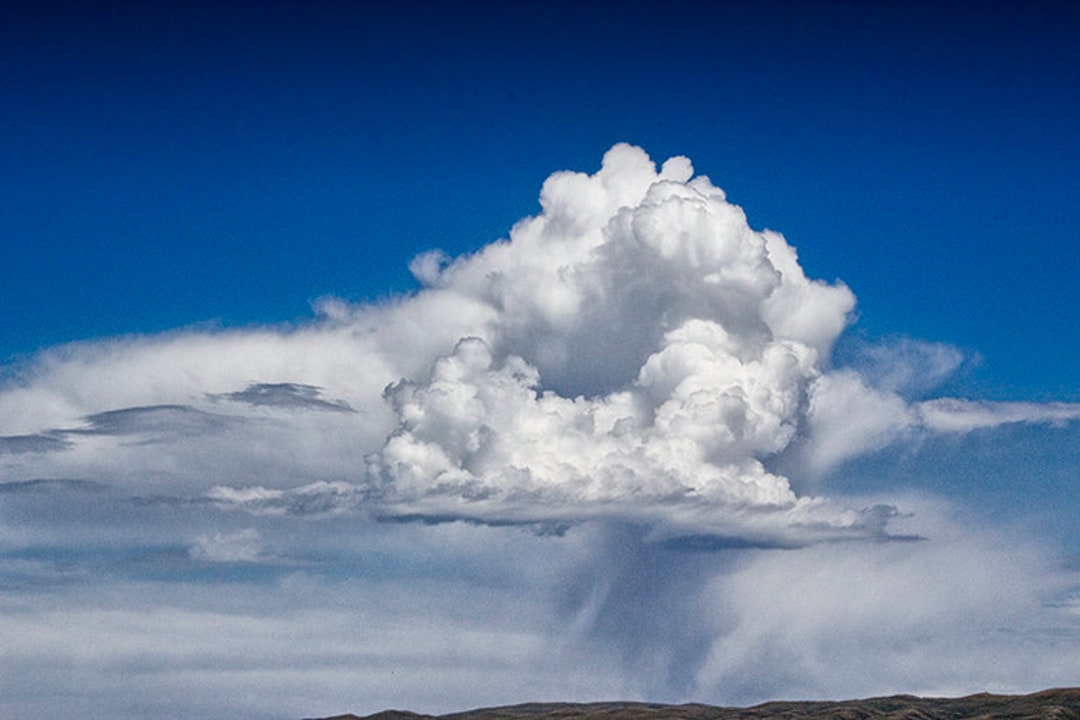Montana Rain Cloud Photo: Yellowstone Landscape Fine Art Print - Etsy