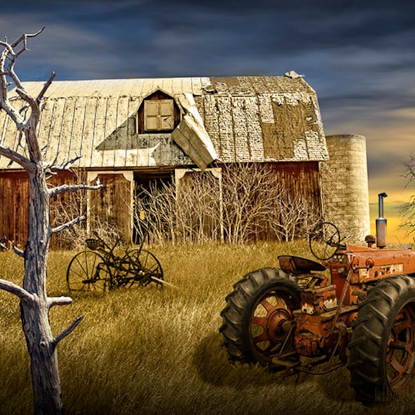 Rural Farm Scene - Etsy