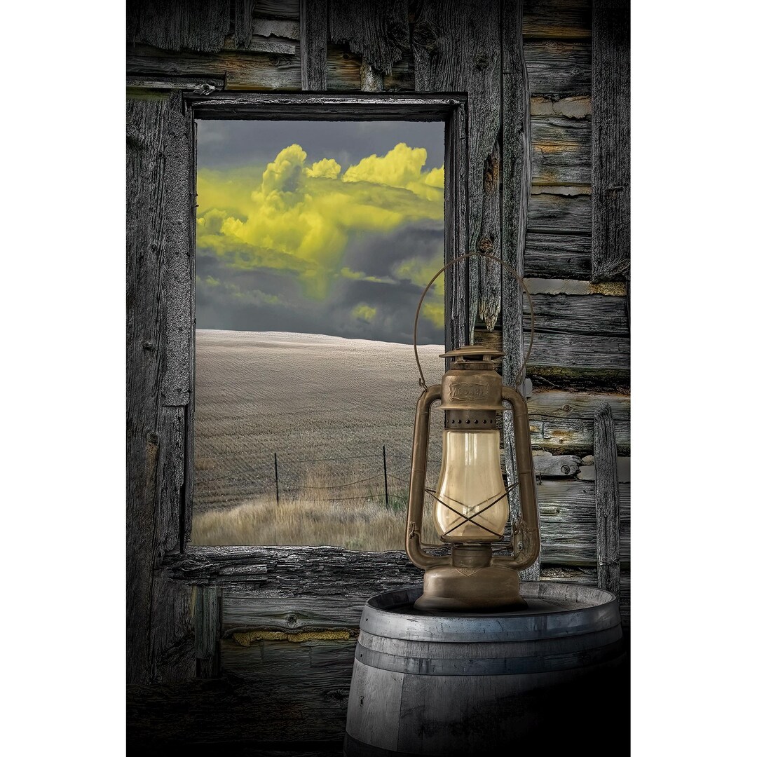Rustic Farm Landscape Photo: Old Lantern, Barn Window Still Life - Etsy