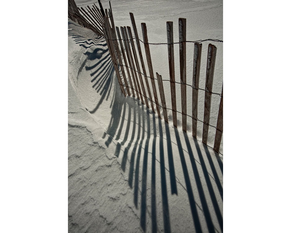 Sand Snow Fence in Winter on the Beach by Grand Haven State - Etsy