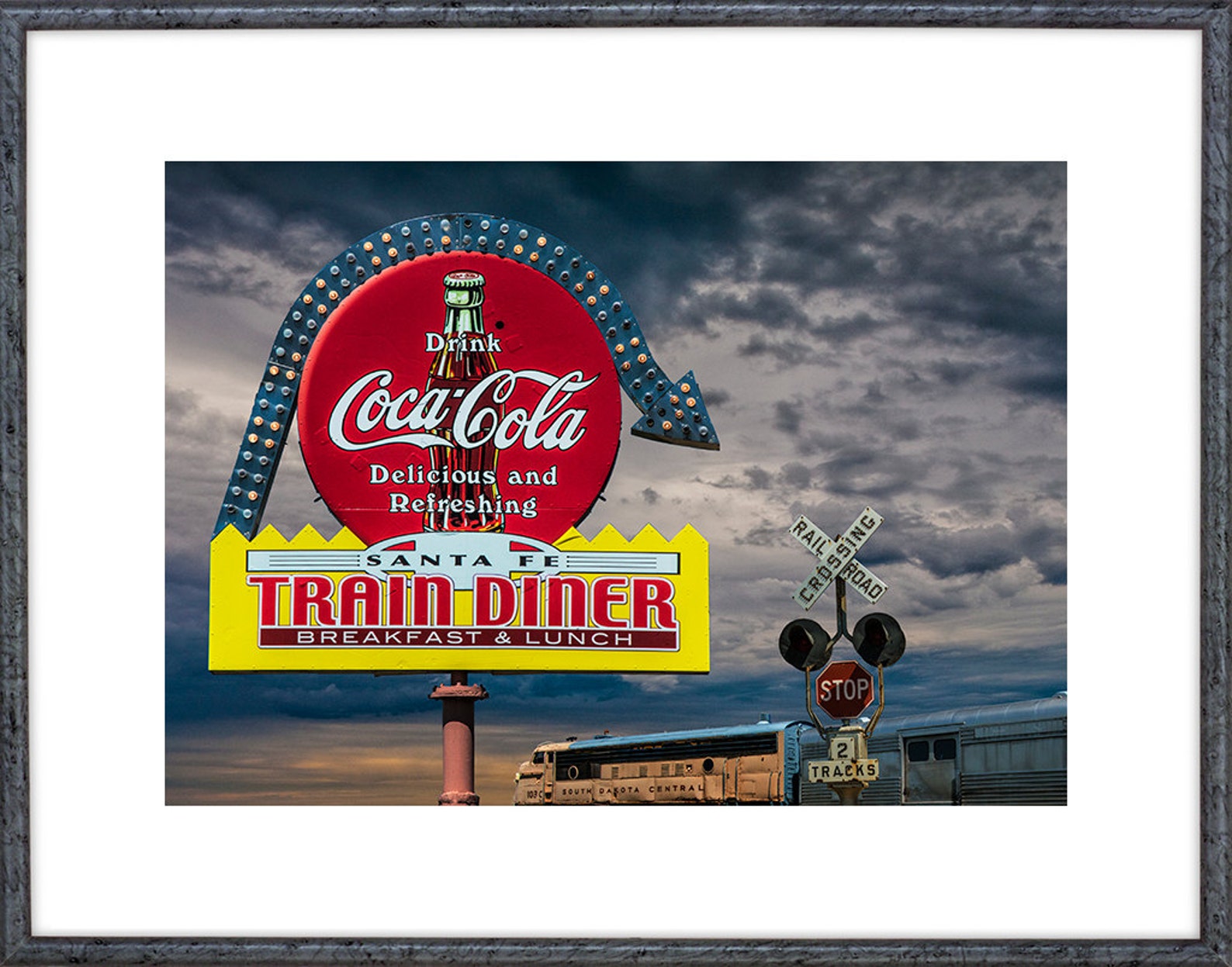 Vintage Sign, Train Diner, Classic Coke Sign, South Dakota, Central ...