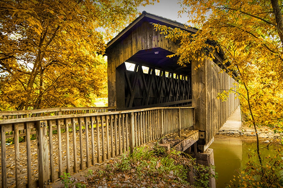 Covered Bridge Photo, Wooden Bridge, Ada Bridge, Thornapple River ...
