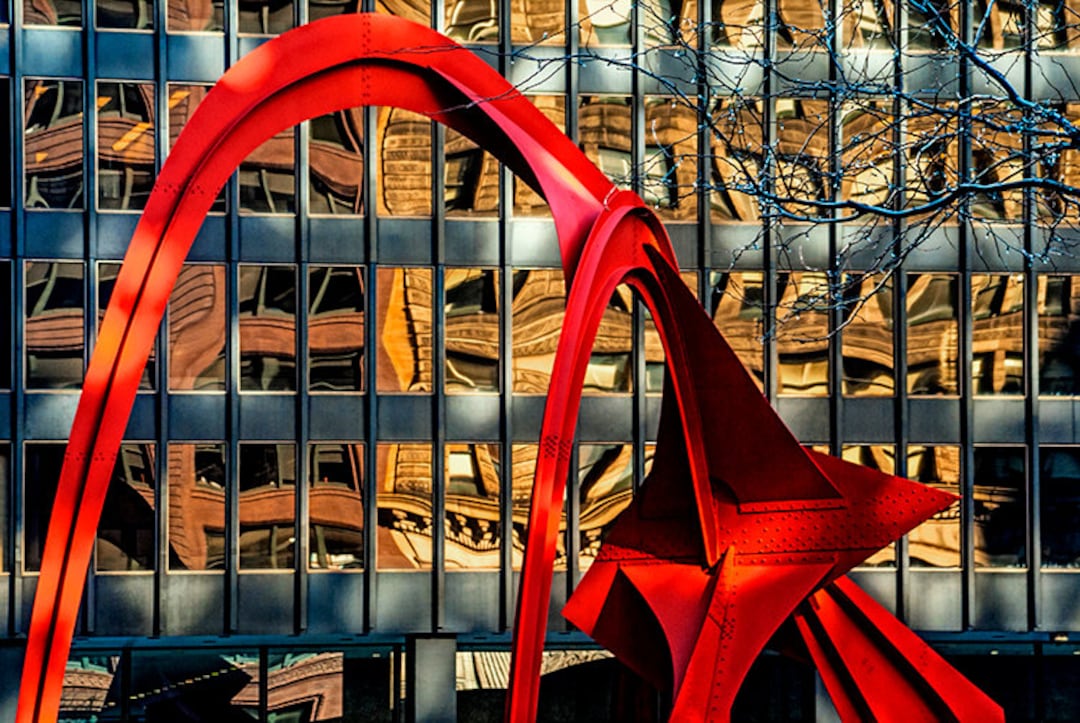 Alexander Calder Flamingo Sculpture