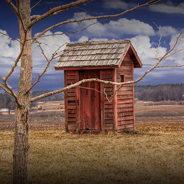 Wooden Outhouse - Etsy