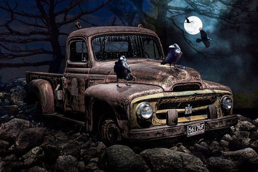 Black Ravens, Old Pickup Truck, Vintage International Harvester ...