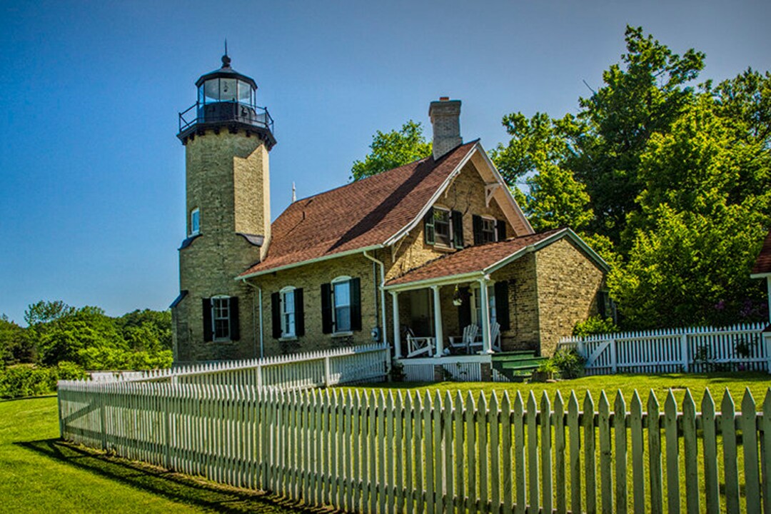 White River Lighthouse, Michigan Lighthouse, Whitehall, Montague, Lake ...