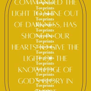 Yellow Christian Posters Set of 5 *digital Download* - Etsy