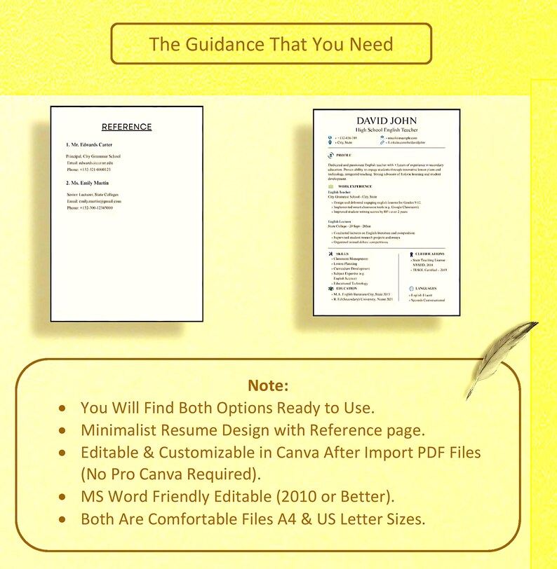 ATS Friendly Custom Resume Design for Programmers | Professional ...
