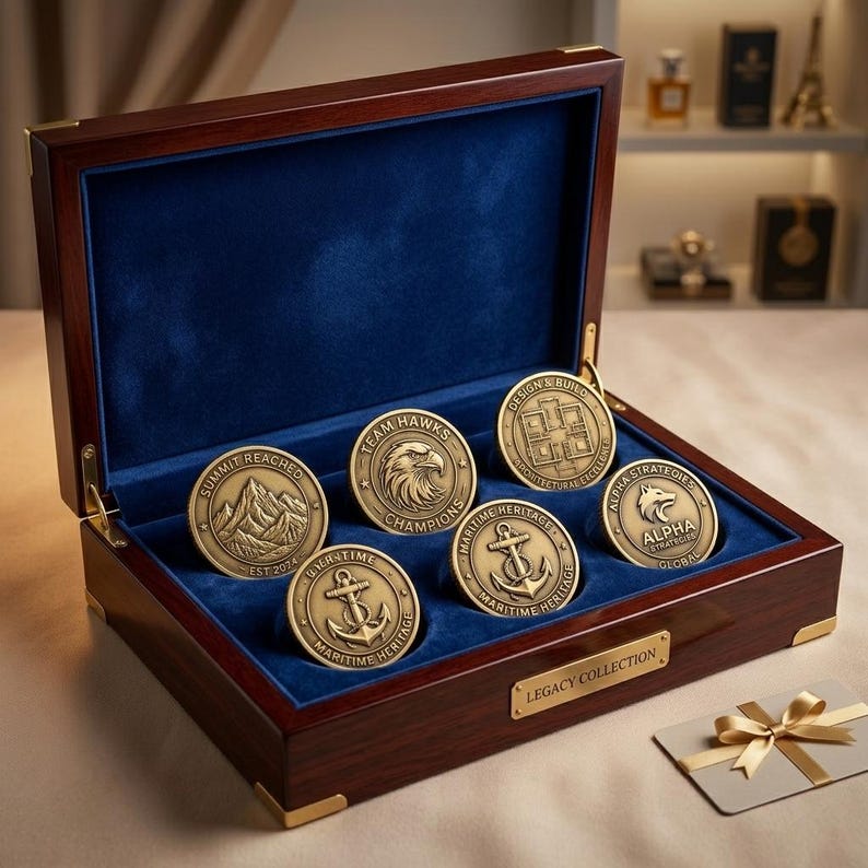 Custom Brass Coin, Personalized 3D Engraved Challenge Coin, Relief ...