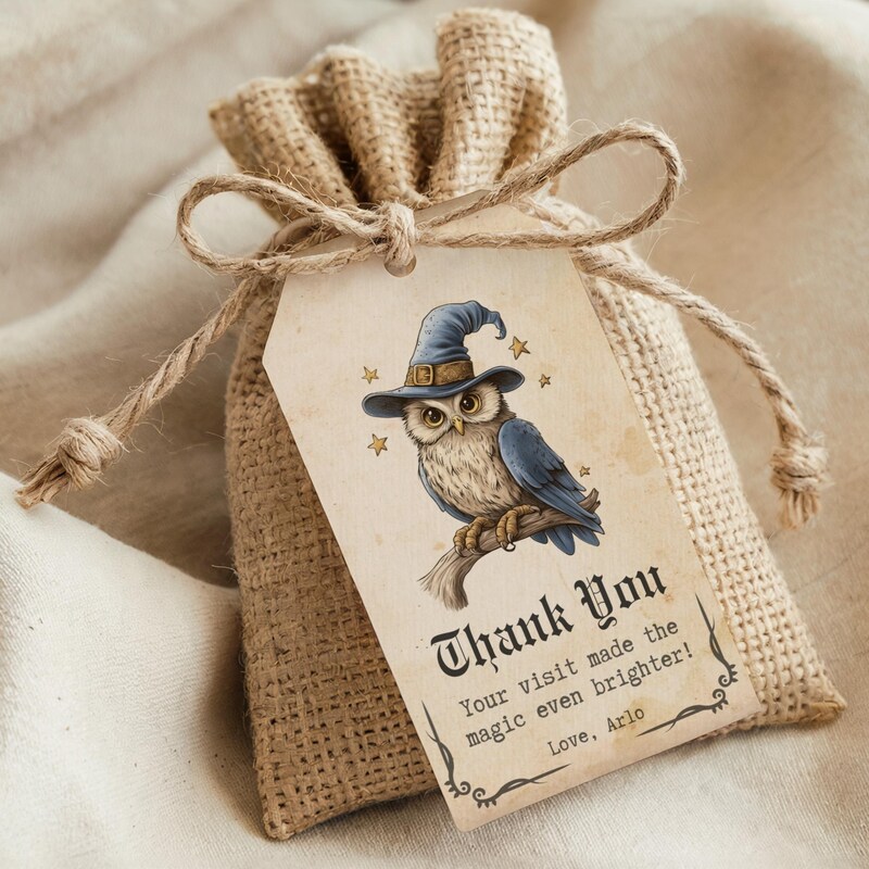 Owl Favor Tags - Etsy