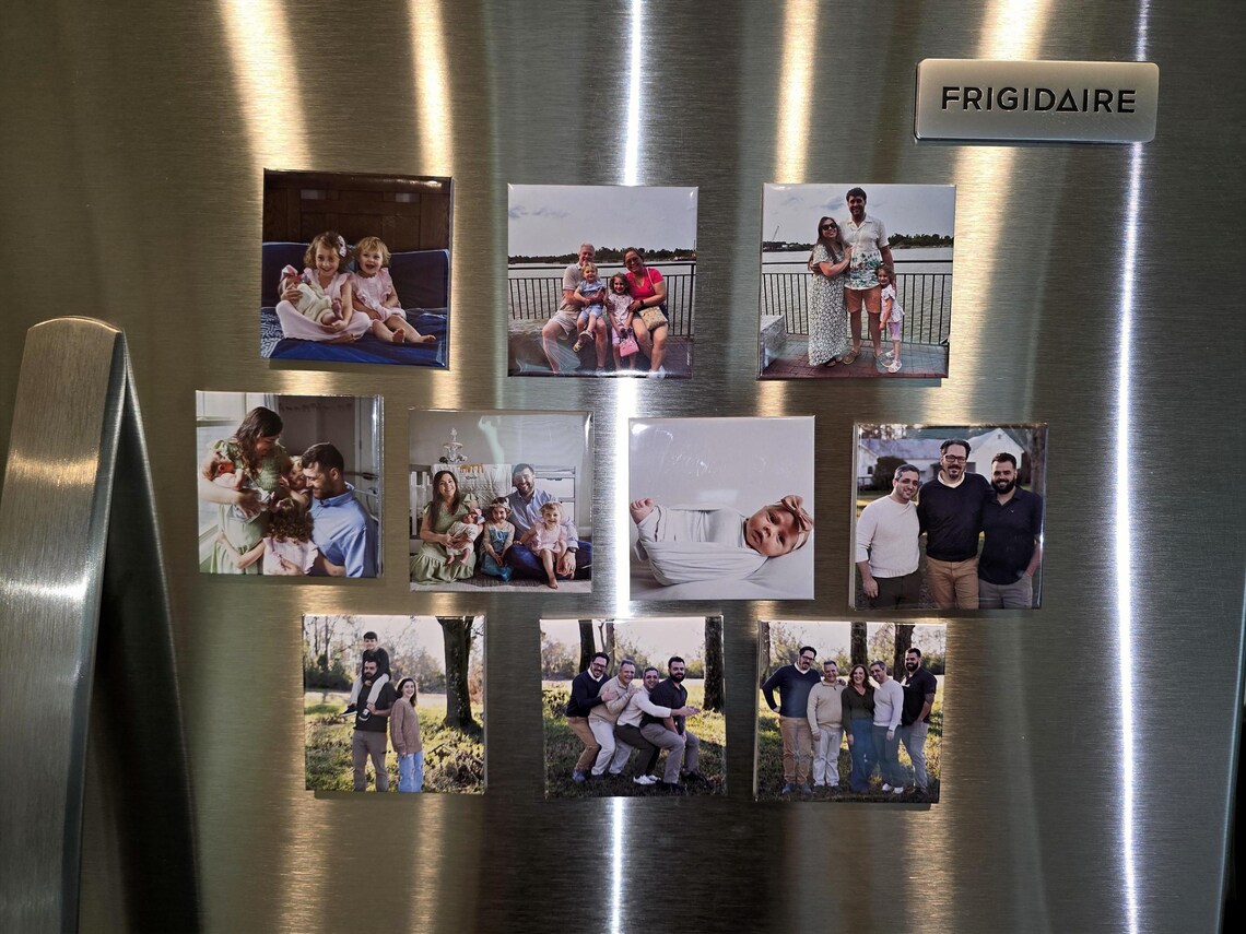 Custom Photo Magnets: Personalized Keepsake Gift (2.5x2.5 In) - Etsy