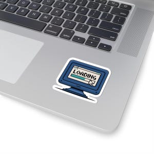 Loading Pixel PC Sticker | Coding Sticker, Gamer Desk Decal - Etsy
