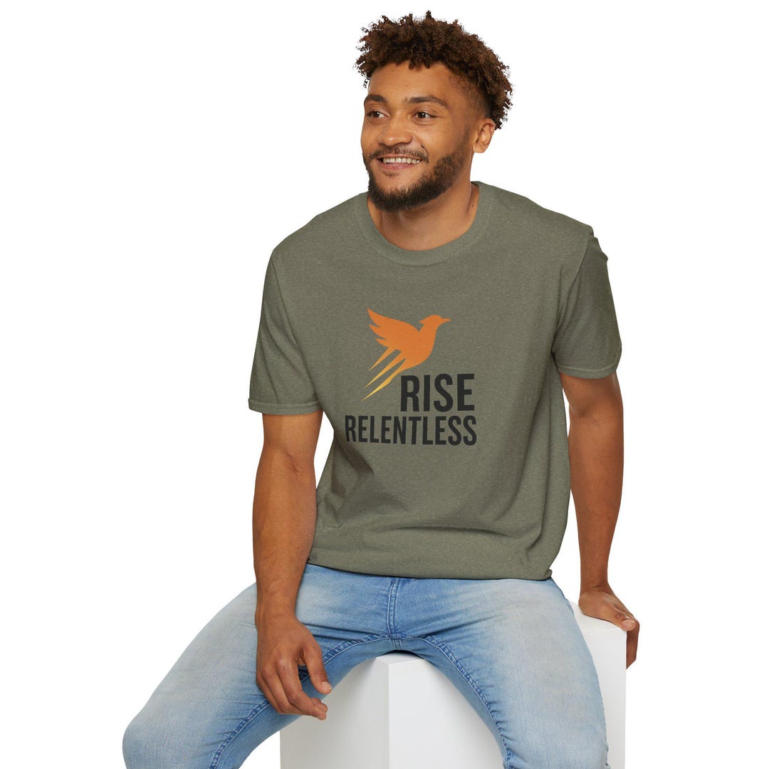 Rise Resilient Mindset T-shirt: Motivational Graphic Tee for Men ...