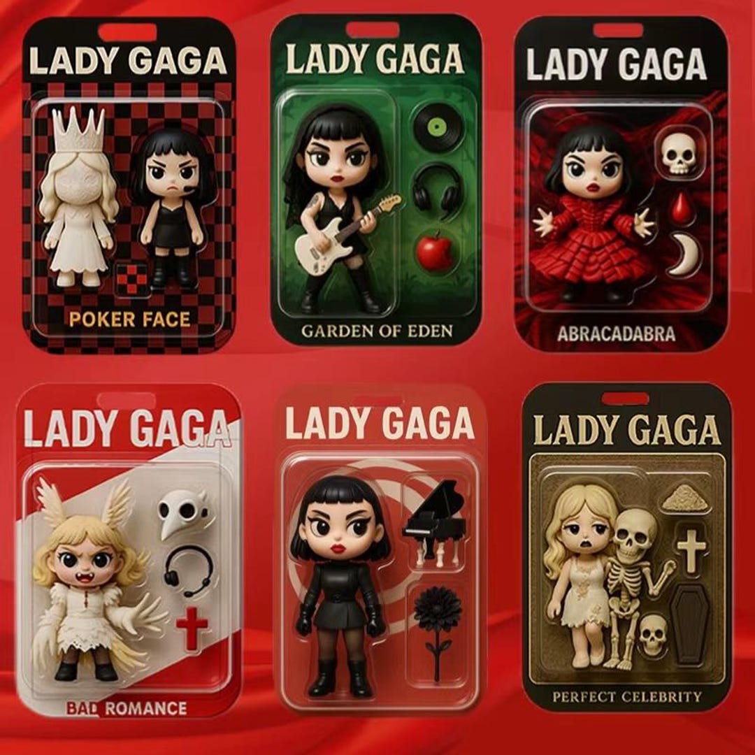 Lady Gaga Collectible Figurine Card Holder - Coachella 2025 - Etsy