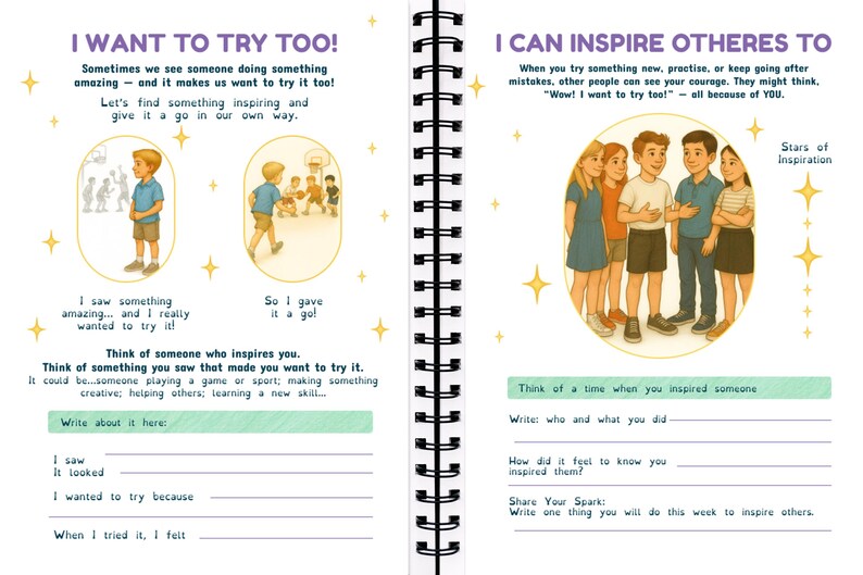 Confidence Grows When You Try | Growth Mindset Workbook for Kids (ages ...