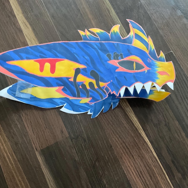 Forkscales Dragon Puppets - Etsy