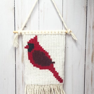 Cardinal Pixel Macrame DIY Craft Kit Small - Etsy